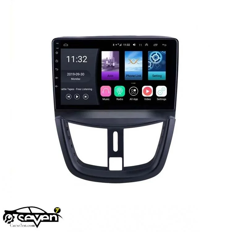 مانیتور اندروید خودرو پژو 207 برند پرومکس مدل poromax